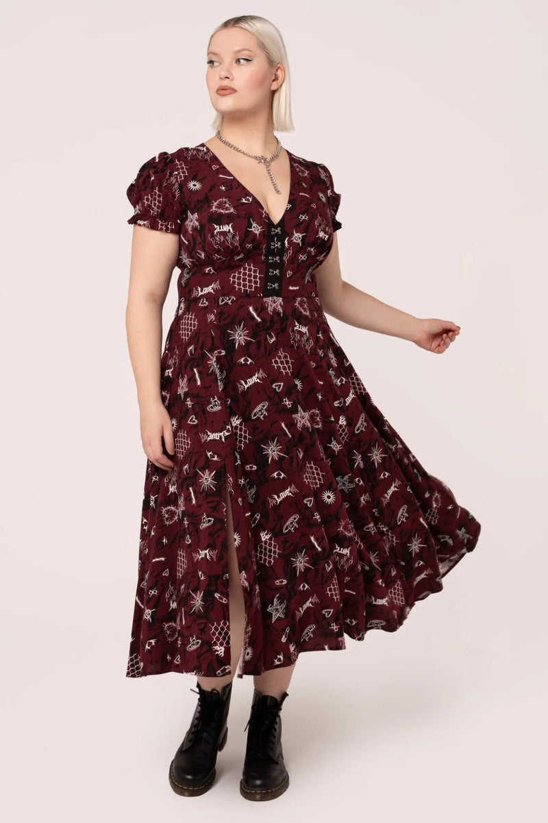 Hell Bunny Doomed Midi Dress – Captain Jellyfish