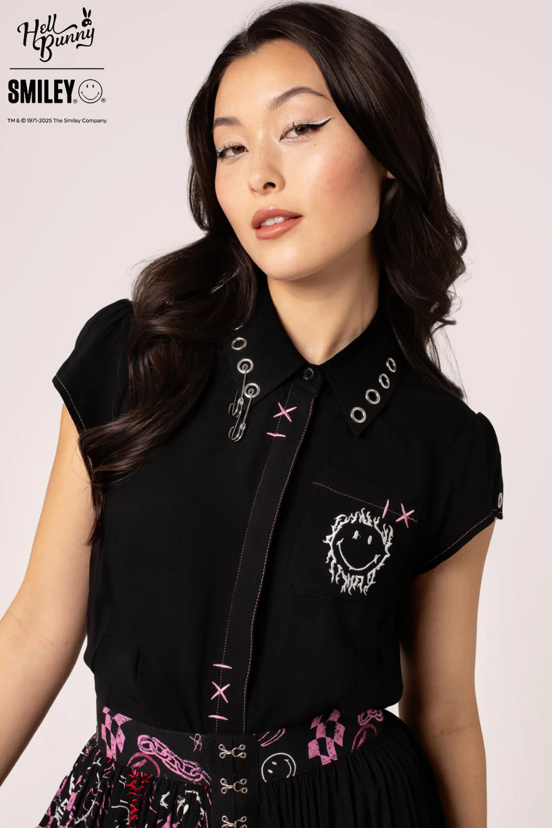 Hell Bunny X Smiley® Dylan Shirt – Captain Jellyfish