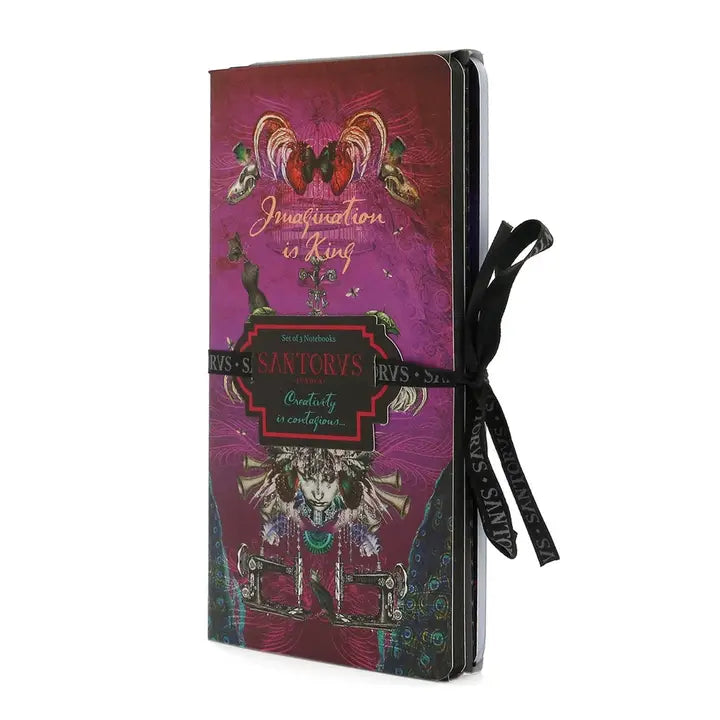 Creativity - Set Of 3 Quirky Victorian Art Style Notebooks by Santoro ...