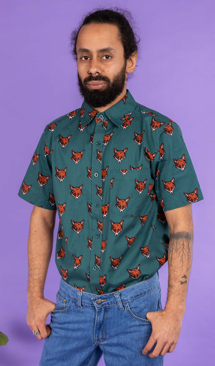 Preppy Foxy Short Sleeve Shirt | Run and Fly UK – Captain Jellyfish