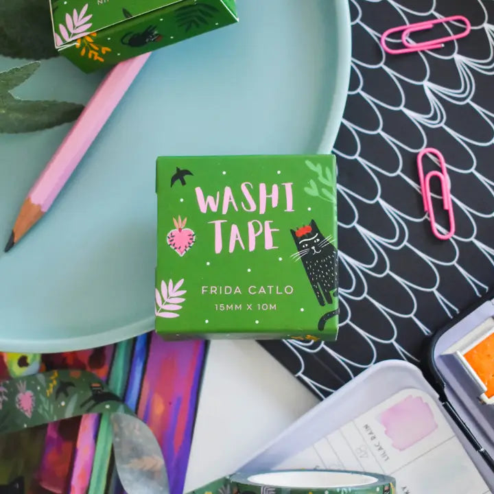 Frida Catlo Cat Washi Tape | Niaski UK – Captain Jellyfish