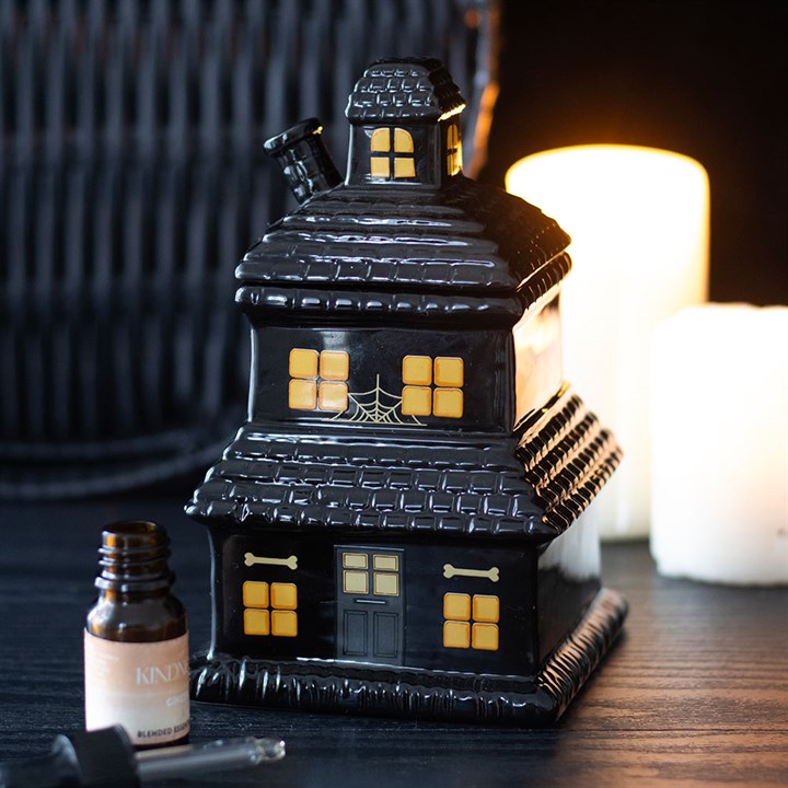 Haunted House Oil Burner/Wax Warmer | Creepy Gothic Home Accessories ...