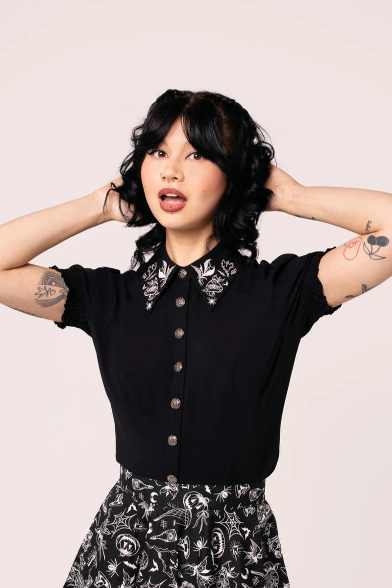 Hell Bunny Mischief Blouse – Captain Jellyfish