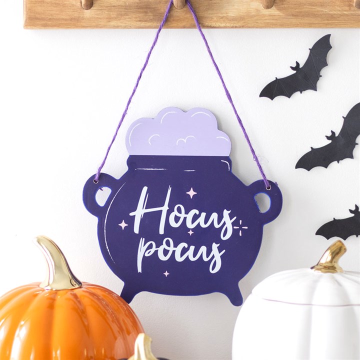 Hocus Pocus Hanging Halloween Decoration Sign – Captain Jellyfish