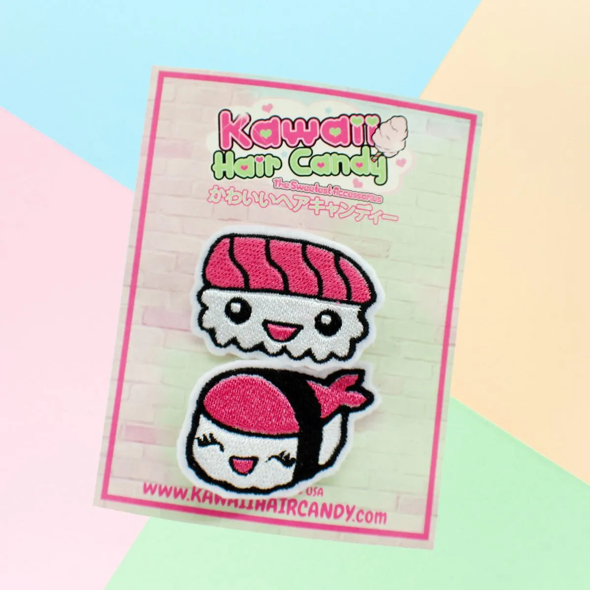 Kawaii Sushi Hair Clips Set of 2 | Kawaii Hair Candy UK – Captain Jellyfish