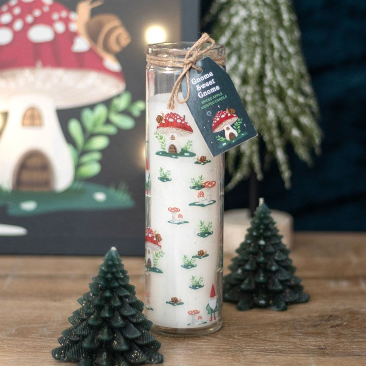Gnome Sweet Gnome Tube Candle | Cute Winter Home Decor – Captain Jellyfish
