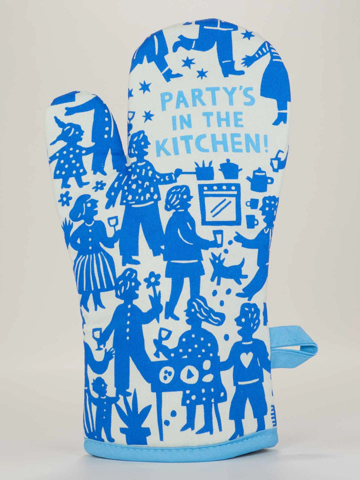Blue Q | Party's In The Kitchen! Oven Mitt – Captain Jellyfish